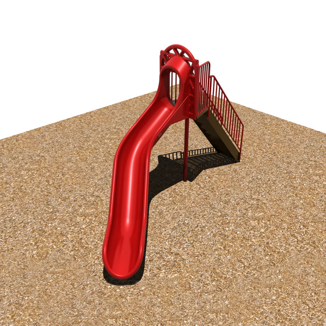 Starglide Commercial Sectional Slide with Open Entrance - SwingSetMall.com