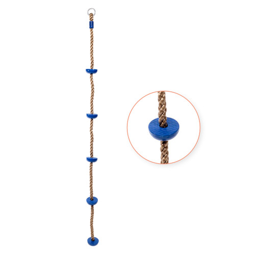 7 ft Climbing Rope with Steps - SwingSetMall.com