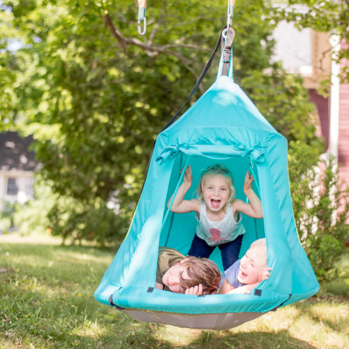 Swing House with 40" Sky Swing - SwingSetMall.com