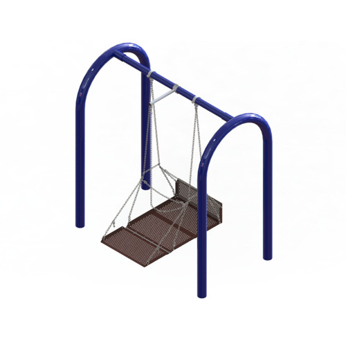 5" OD Arch Post ADA Wheelchair Platform Swing Set - SwingSetMall.com