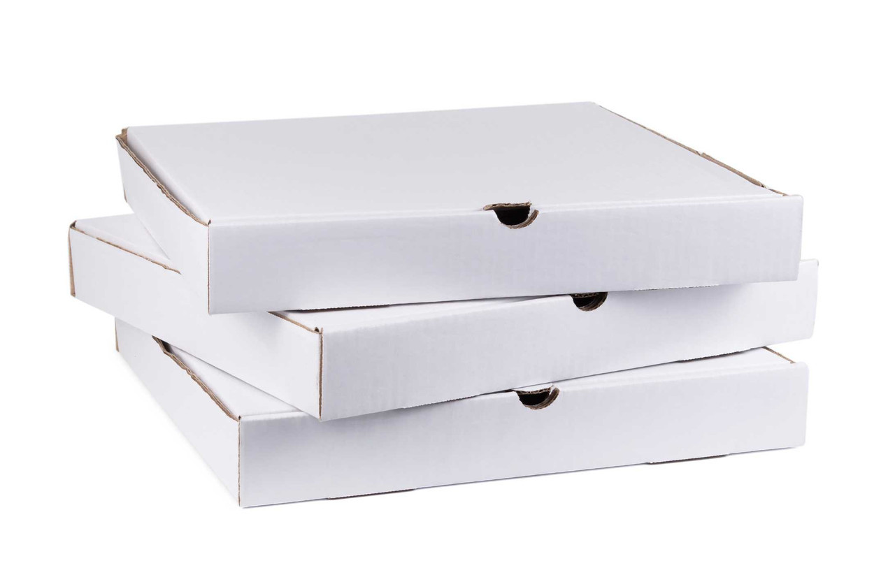 White Pizza Box