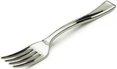 Sabert Silver Plastic Forks – 18.5cm (Pack of 500)