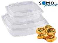 Somoplast [907] Clear Rect. Container [750cc] Just the Base