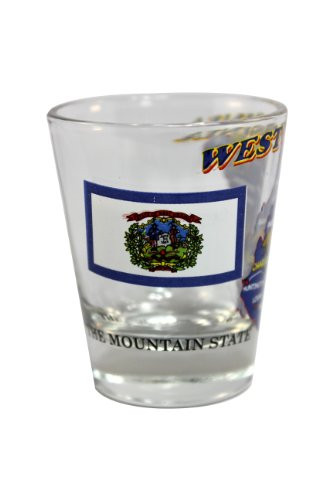 West Virginia Shot Glass