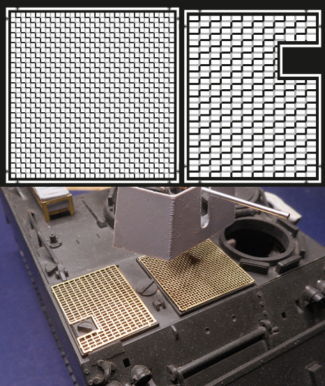 M113 Engine Grills PE