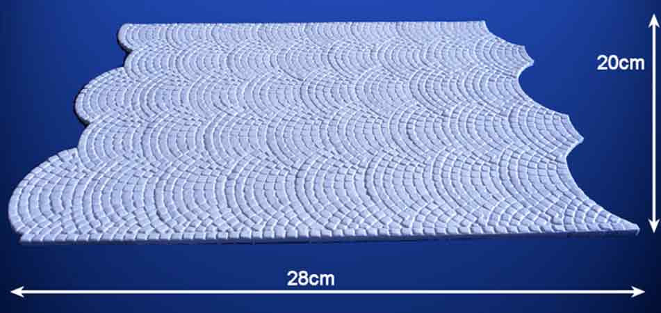 Fan Pattern Cobblestone