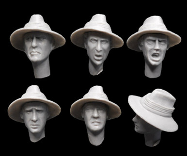 Slouch Hat heads with Puggaree