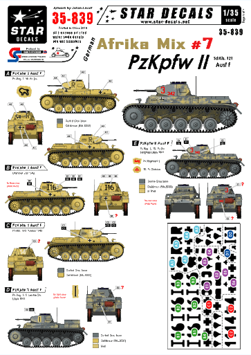 German Afrika Mix # 7 - PzKpfw II Ausf F.