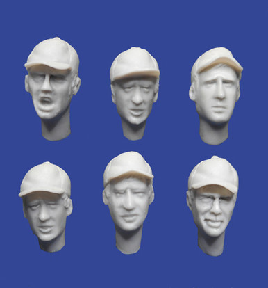 Heads in Baseball caps