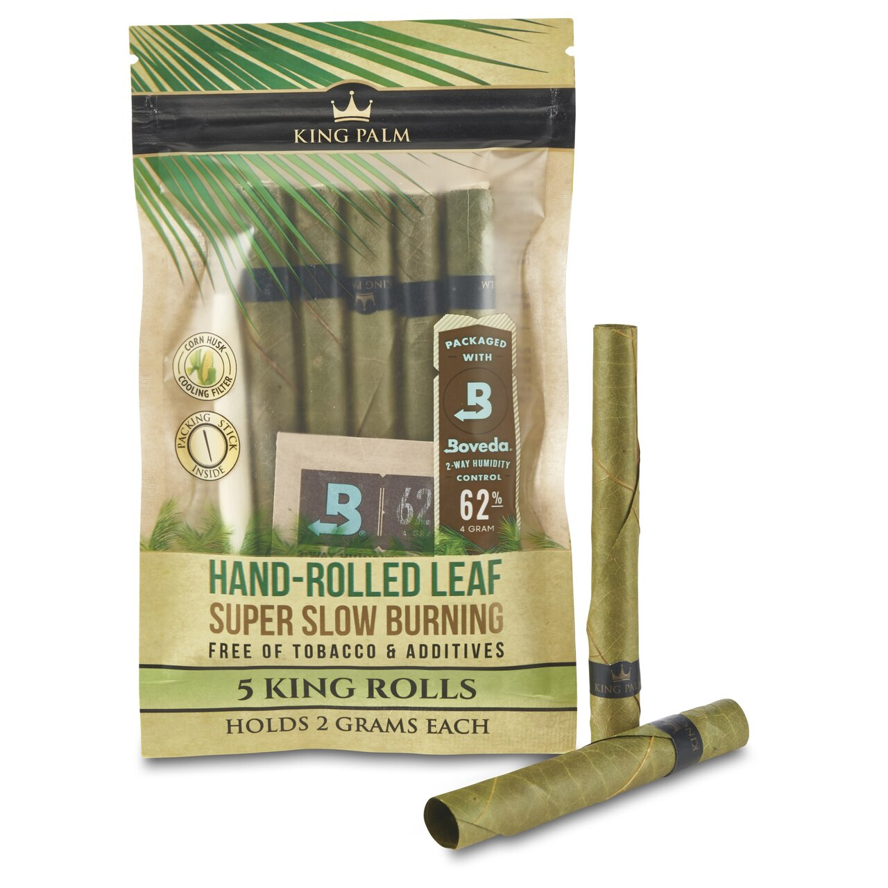 King Palm - Rollies (0.5 grams) Cordia Leaf Roll - 5 Rolls ...