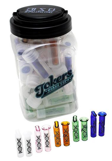 Tokers Colored Glass Tips - wholesalesmokeshop.com