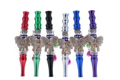 Preppy La' Peui Flute Blinged Out Blunt Holder Hookah Mouth Tip ...