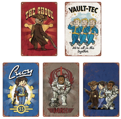 FALLOUT Video Game Gamer Gaming Metal Plates Classic Signs Tin Poster ...
