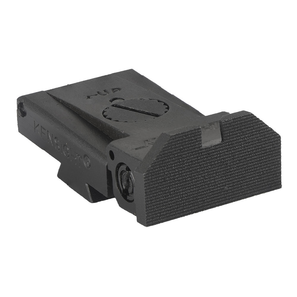 Fully adjustable rear sight fits LPA TRT cut, beveled blade with full ...