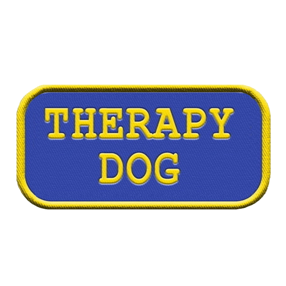 Therapy Dog Sew-On Patch For Vest or Harness