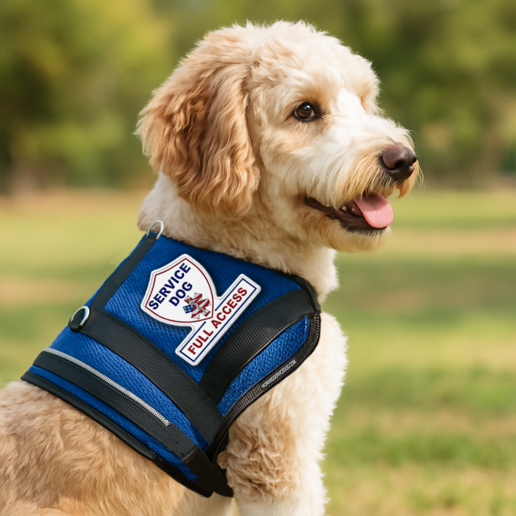 Lightweight Mesh Service Dog Vest with “Service Dog – Full Access ...