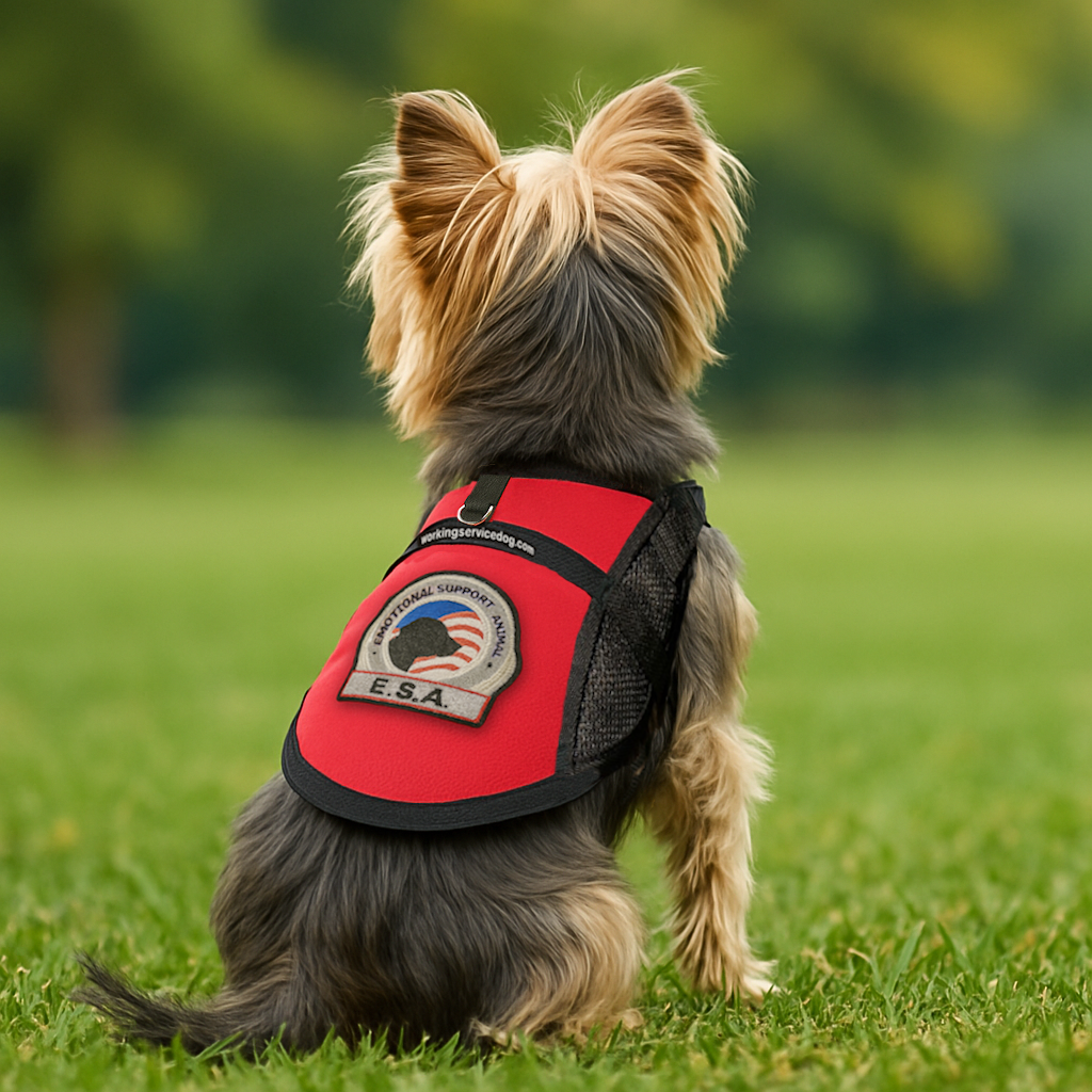 Premium Small ESA Vest – Mesh Emotional Support Animal Harness with ...