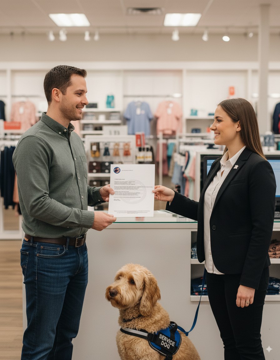 Custom Service Dog Response Letter – ADA Compliant Written Responses