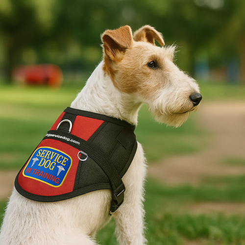 Service Dog In Training Vest for Large Dogs – Mesh Harness with Bold IN ...