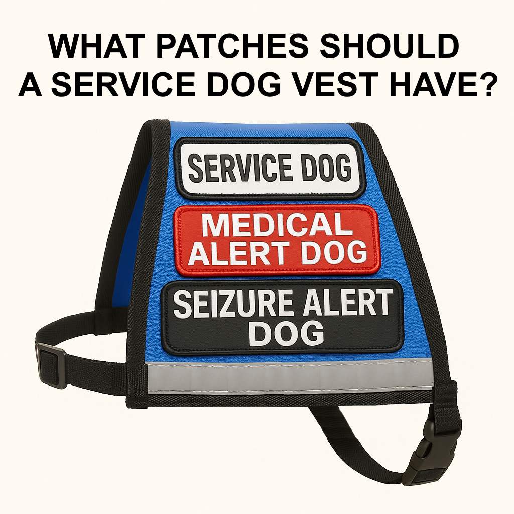 What Patches Should a Service Dog Vest Have? – ADA Guidance & Options ...