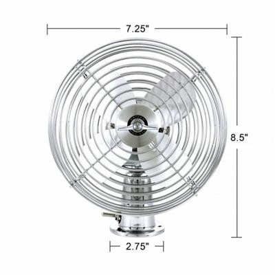 Chrome Heavy Duty Inside Interior Fan - UATPARTS
