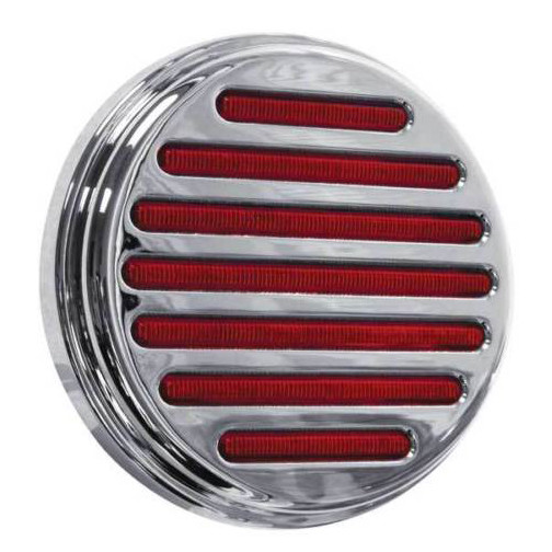 4" Flatline Red LED 49 Diodes (S/T/T) PAIR - UATPARTS