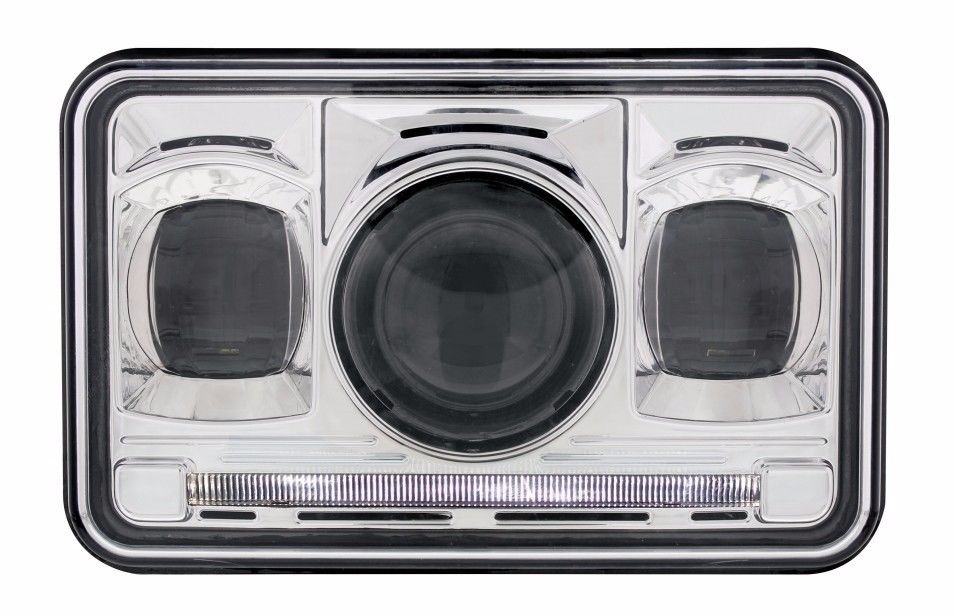 8 LED 6" X 4" RECTANGULAR HIGH POWER LOW BEAM HEADLIGHT - UATPARTS