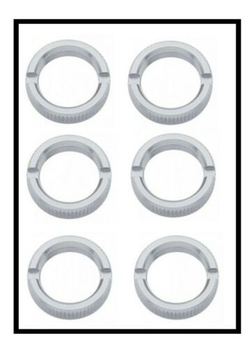 FACE NUTS (6-Pack) Chrome Switch Face Nuts - UATPARTS