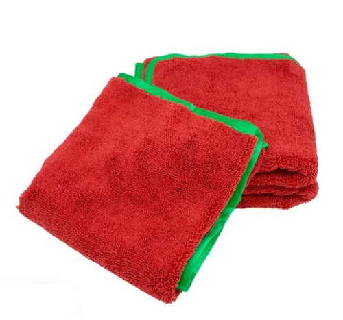 Premium 16" x 24" (2PK) Microfiber Towels - RED - UATPARTS