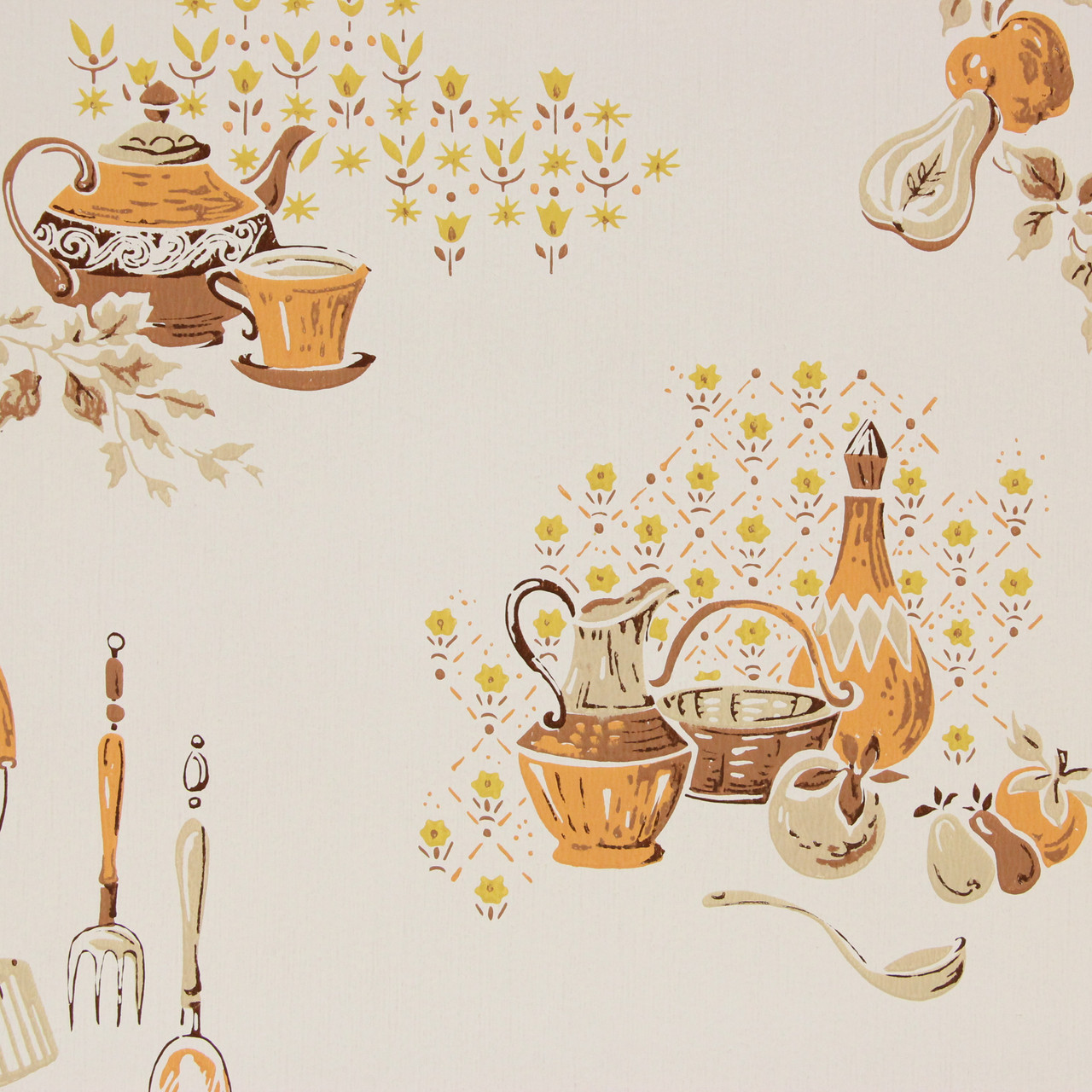 1960s & 1970s Retro Vintage Wallpaper - Kitchen - Page 1 - Rosie's ...