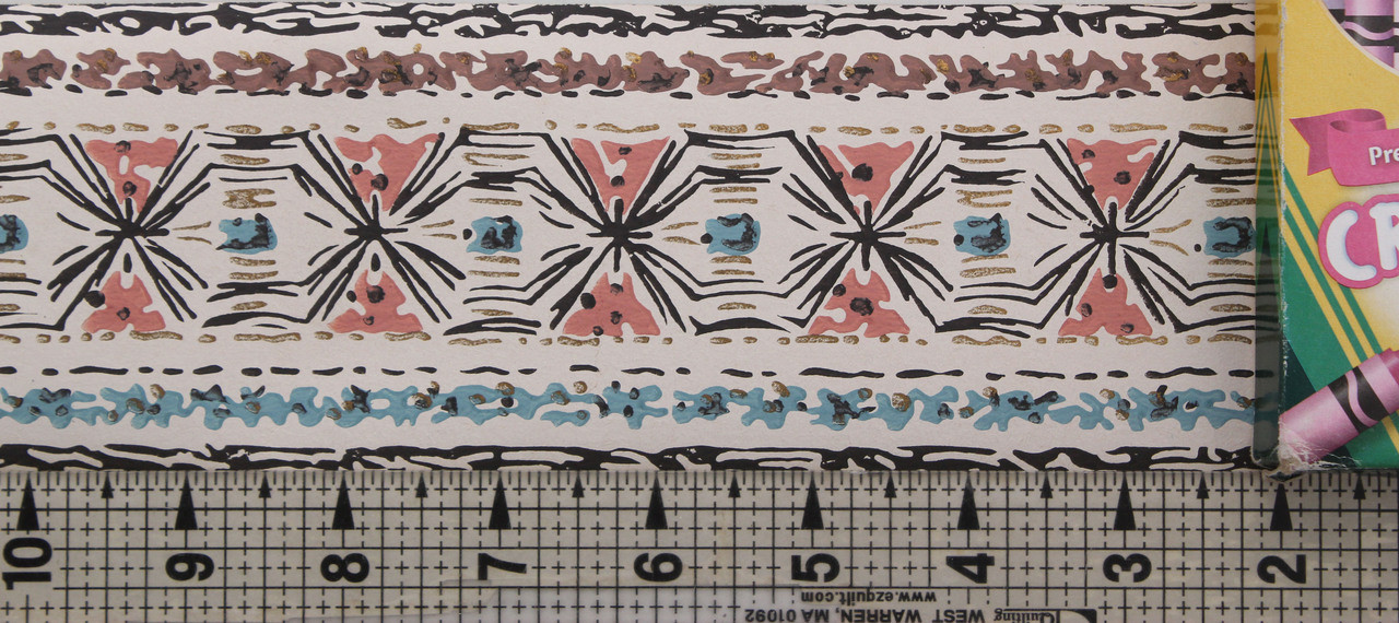 Trimz Vintage Wallpaper Border Tapa Cloth White - Rosie's Vintage Wallpaper