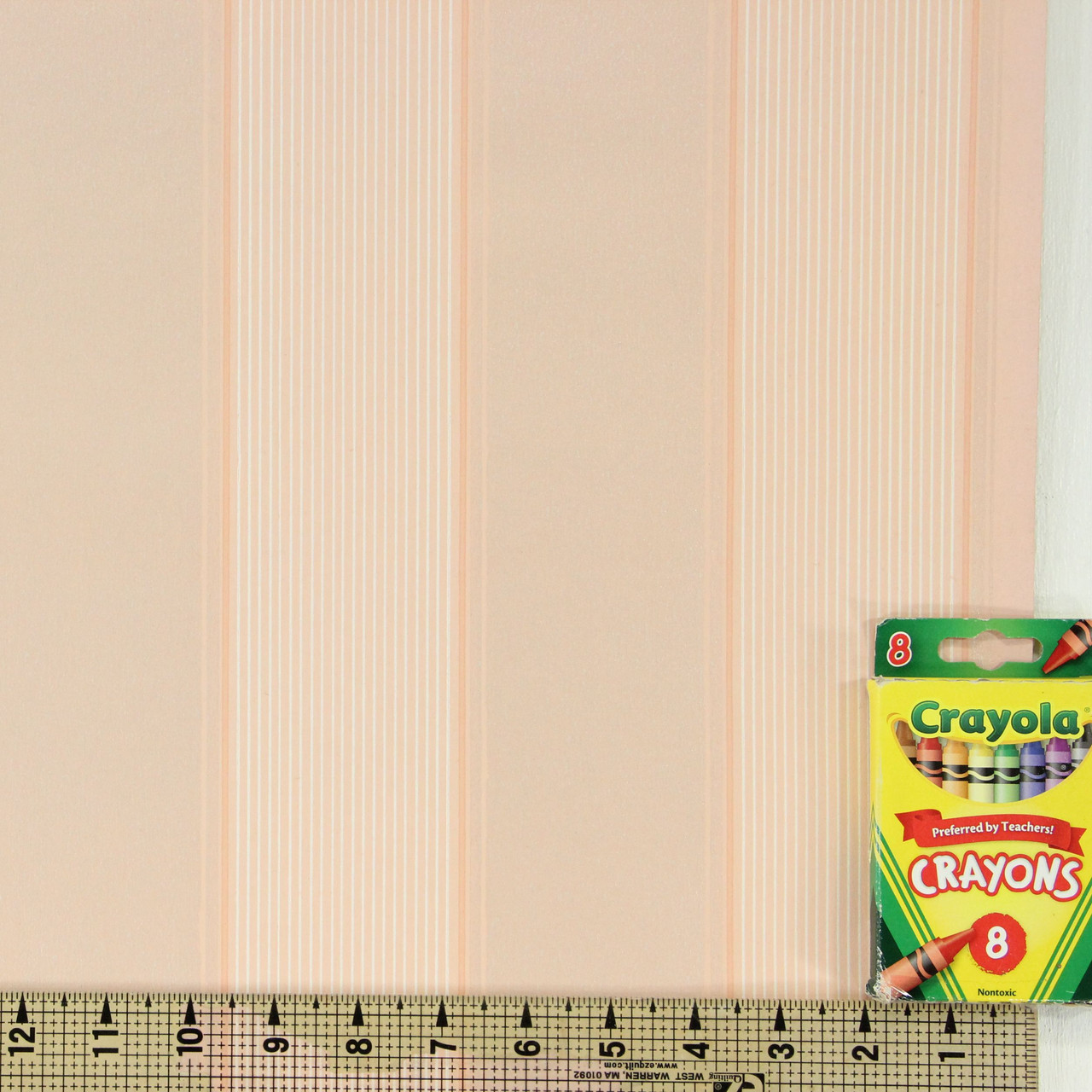 1940s Vintage Wallpaper Pink Stripe - Rosie's Vintage Wallpaper