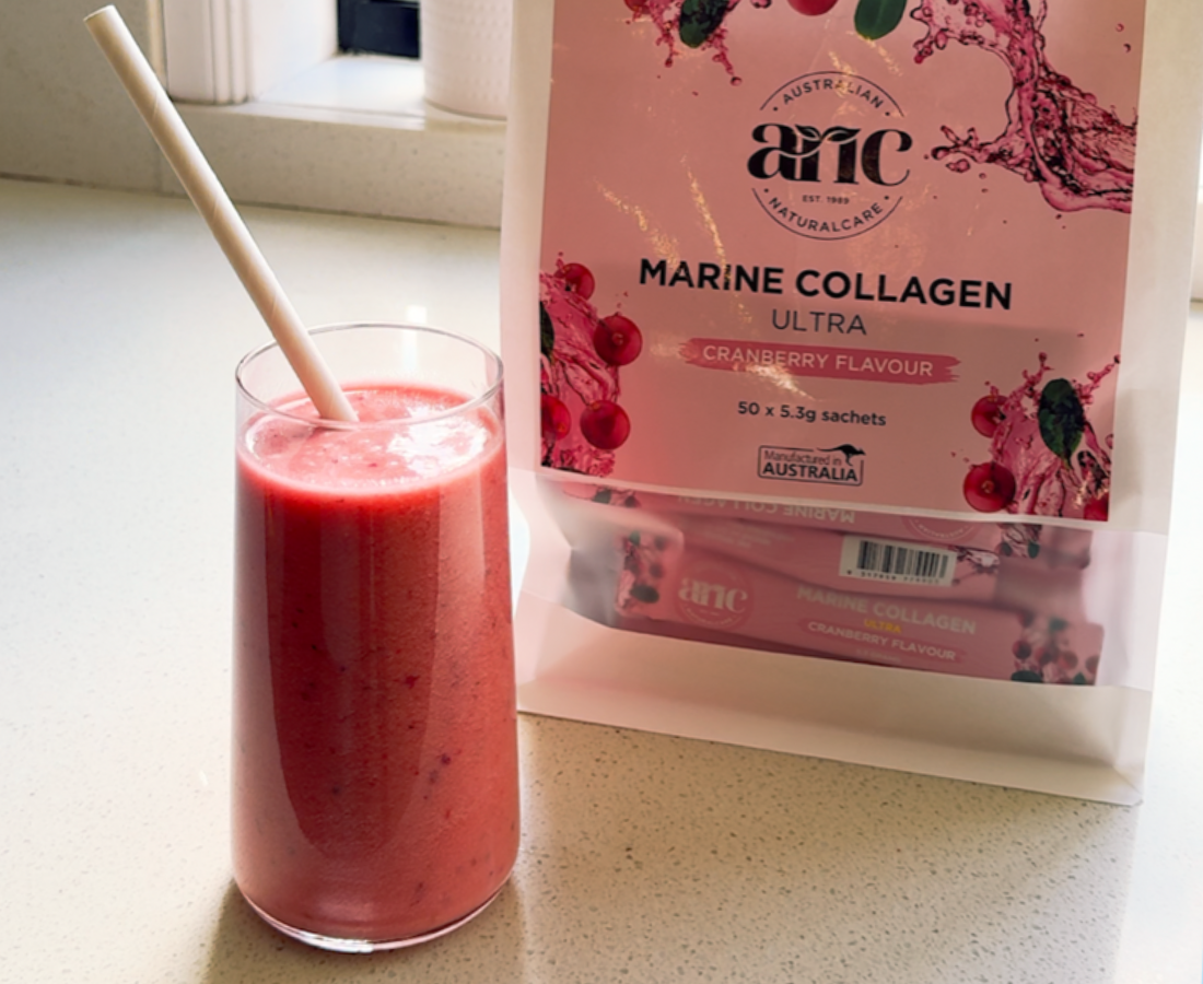 Low-GI Cranberry Collagen Smoothie with Seasonal Fruits - Australian ...