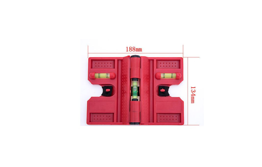 Adjustable Post Level Spirit Level Mark Measuring Bubble Leveler Frame ...
