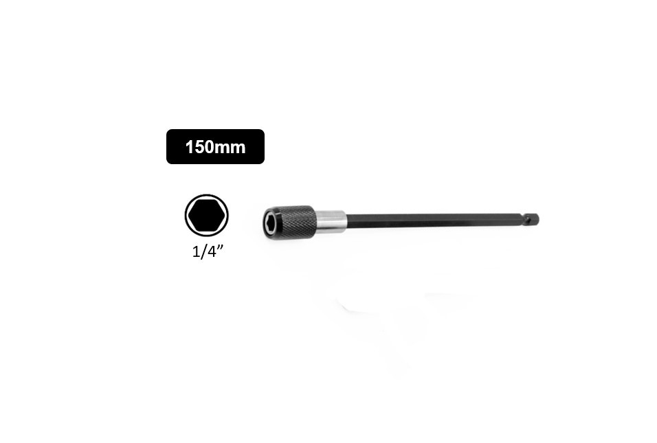 Hex 150mm Magnetic Drill Extension Screwdriver Bit Holder Bit Screw ...