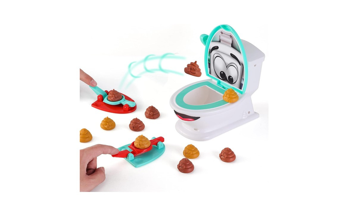 Toilet Poop Shooter Poops Launchers Funny Family Game Poop Game Kids ...