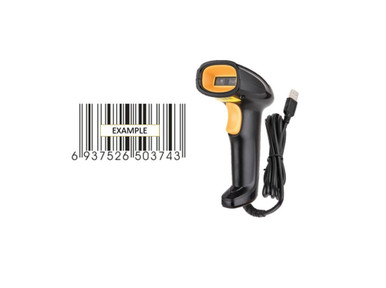 1D Barcode Scanner Reader Automatic Handheld Portable Wired - Hello Easy Shopper