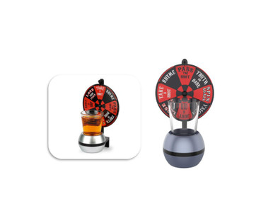 Wheel of Shots Spin The Wheel Spin The Shot Game Table Desk The Bottle ...