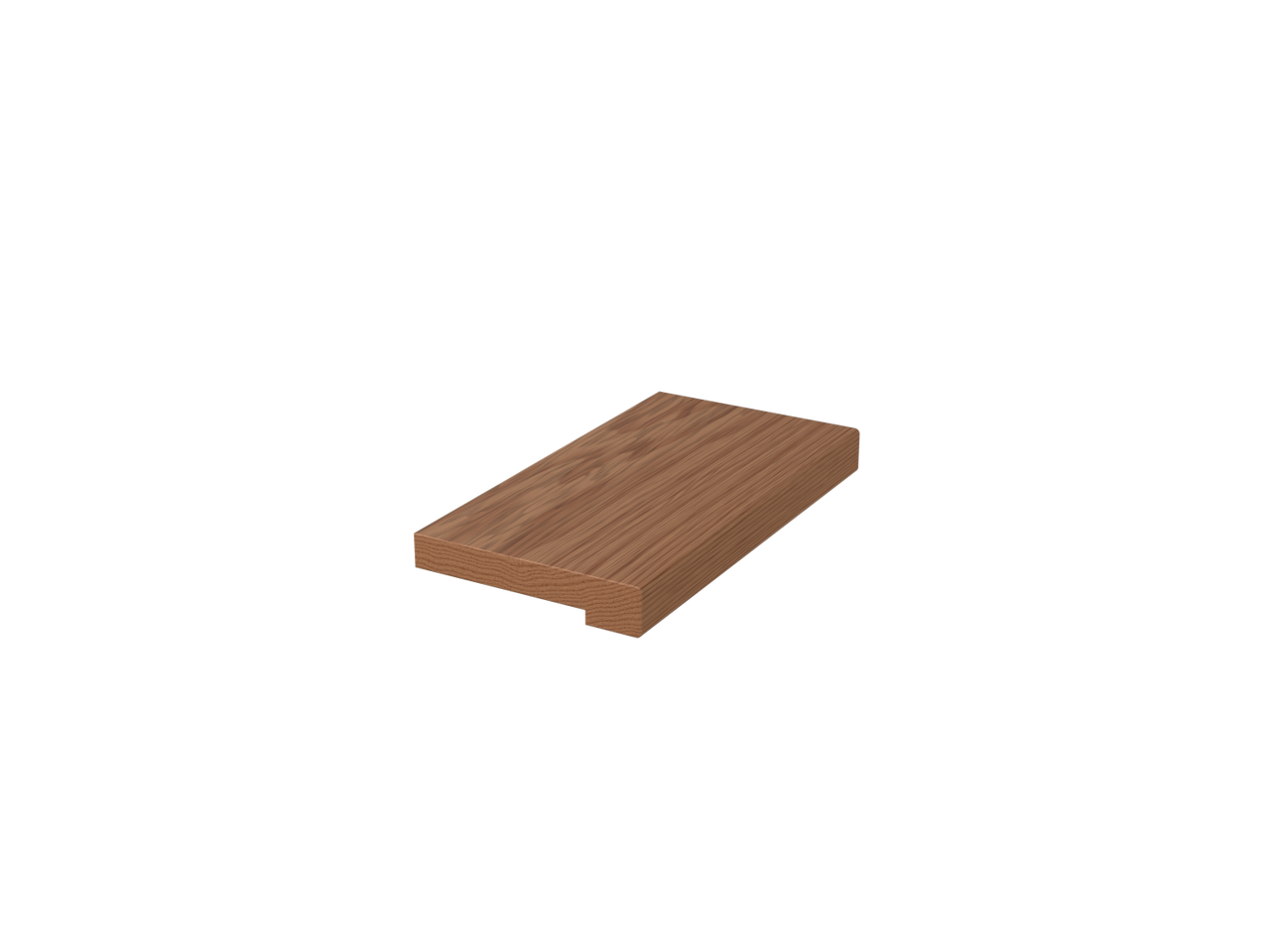 LJ-8890-5 Unfinished White Oak Landing Tread 12'
