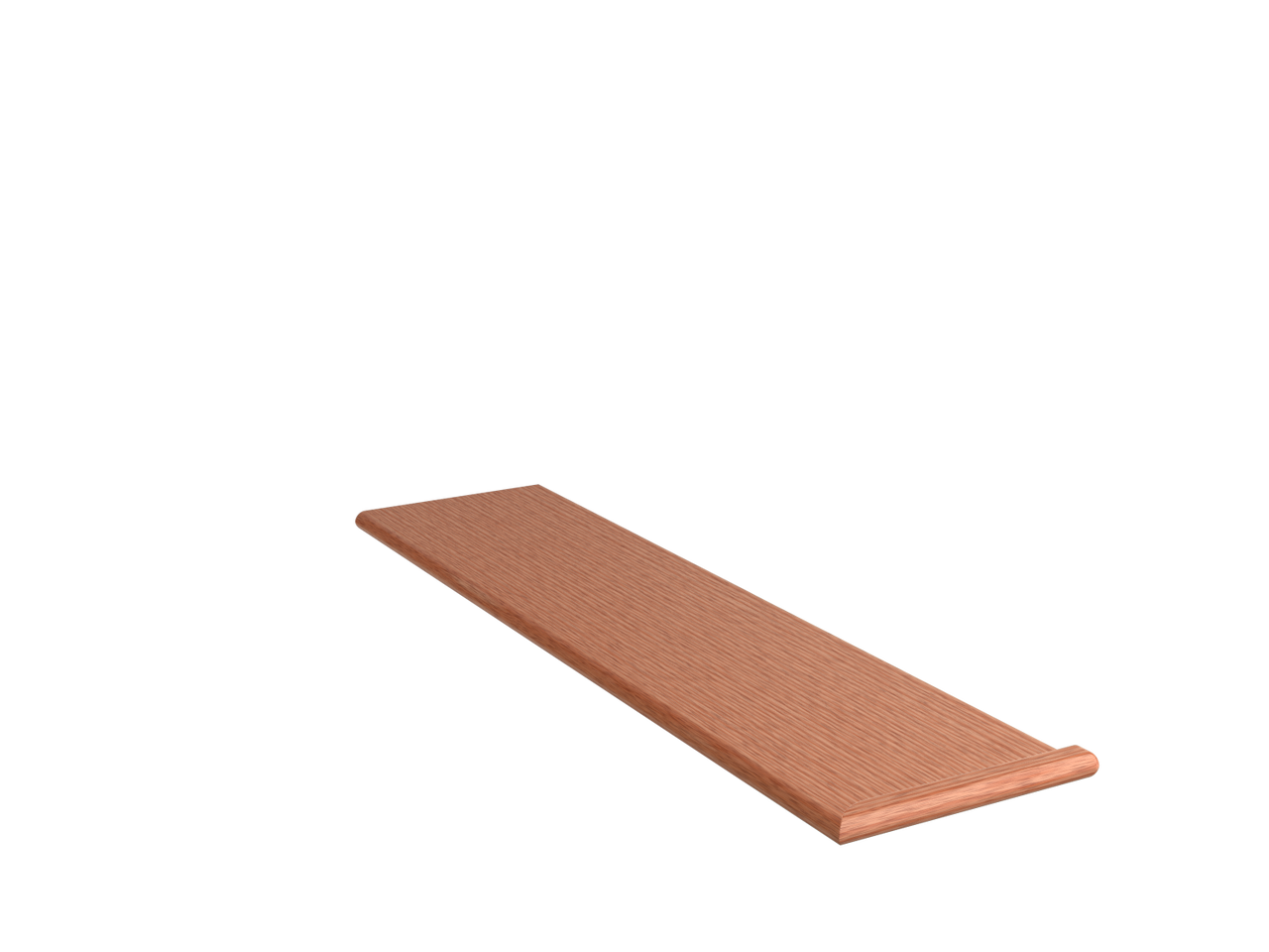 R1042 Red Oak Miter Return Right Hand Tread 42"