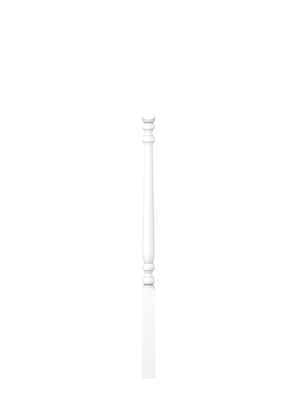 SW-5090 Primed Primed Square Top Wood Baluster 36"