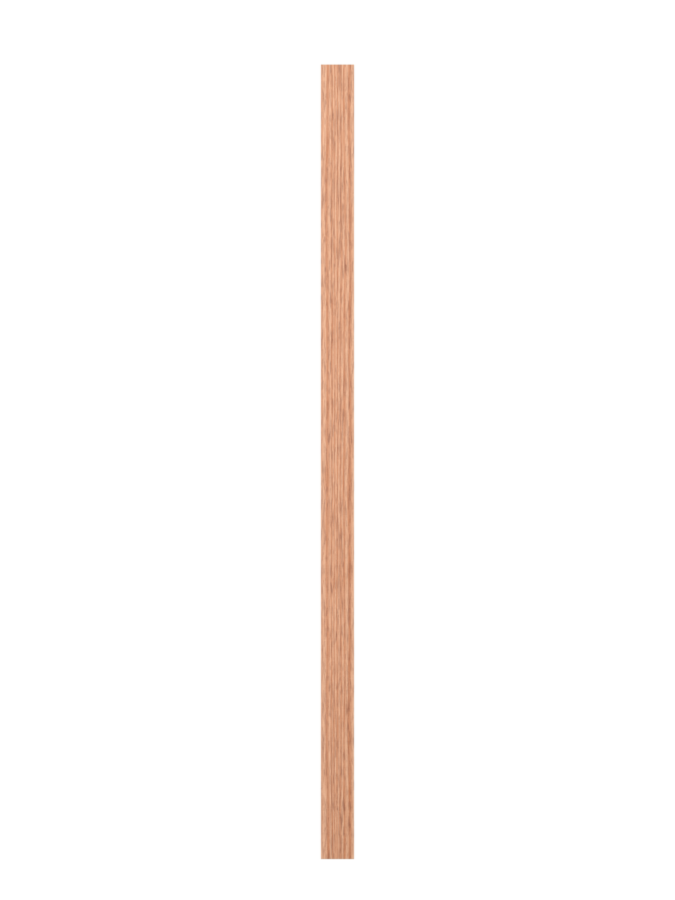 S-5360 Unfinished Red Oak Square Top Wood Baluster 42"
