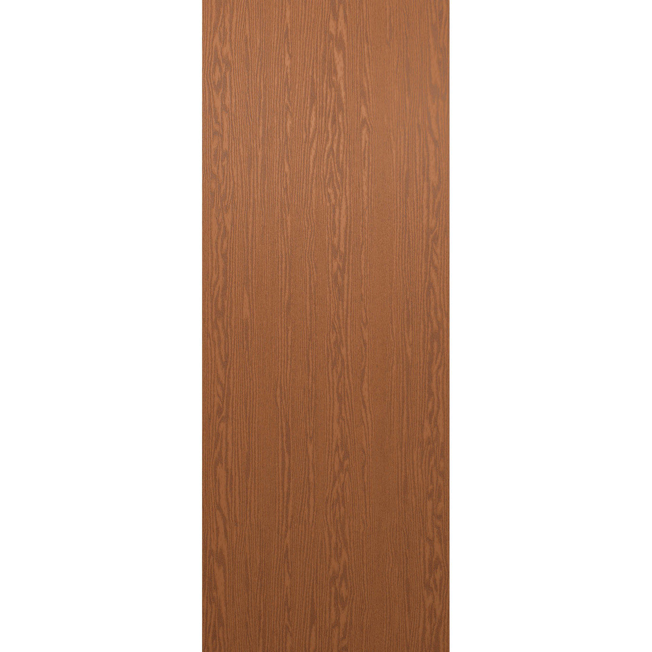 1-3/4-in. Flush Oak Grain Fiberglass 2'6" x 8'0" Door