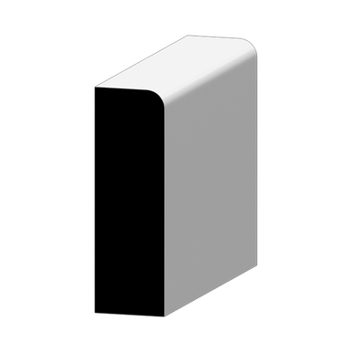 B876 Primed MDF Door Stop 8 1/6"
