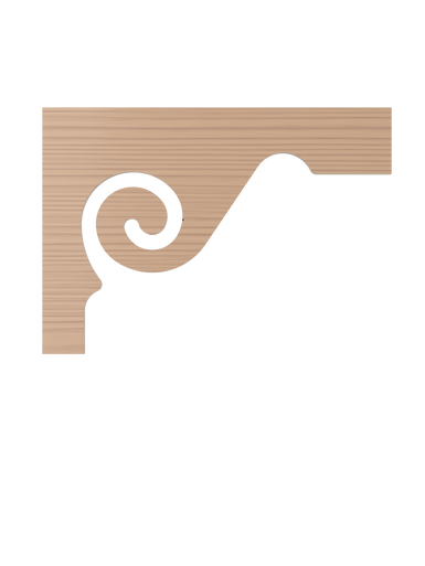 LJ-7029 SW Unfinished Poplar Bracket