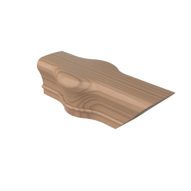 LJ-7020 Unfinished Poplar Non Plowed Tandem Cap