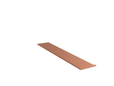 31060 Red Oak Miter Return Reversible Tread 60"