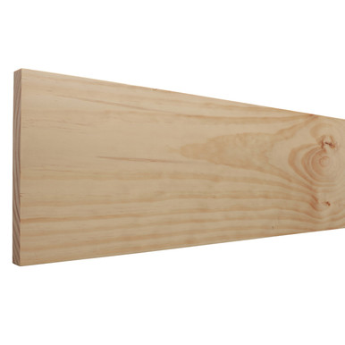1X8 Unfinished Clear Radiata Pine Board 8'