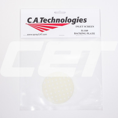 C.A. Technologies Backing Plate - Inlet Screen