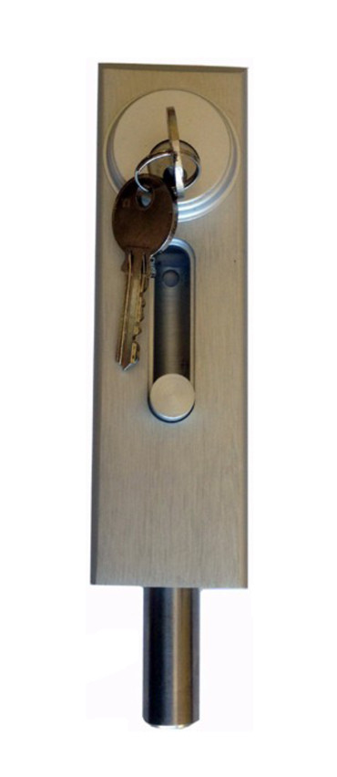 R1000 Revolving Door & Sliding Door Drop Bolt Lock by Progressive Hardware